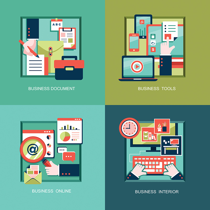 Flat Design Concept Icon Graphics - - Fribly Flat Design Concept Icon Graphics - - Fribly