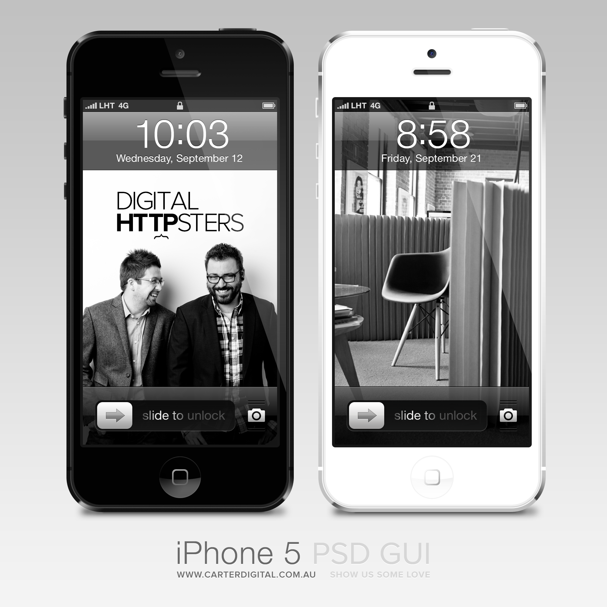 Free iPhone 5 GUI - Freebies - Fribly