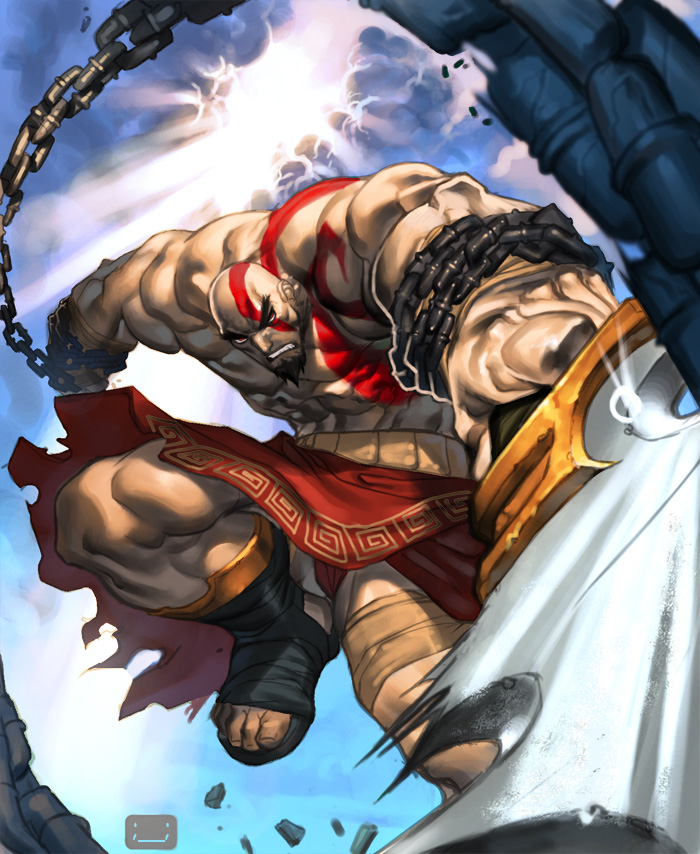 Kratos - Digital Art - Fribly