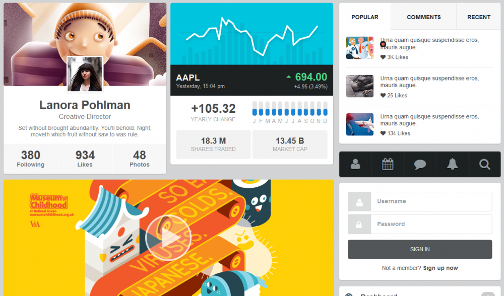 Modern UI Kit Coded Version - Coding - Fribly