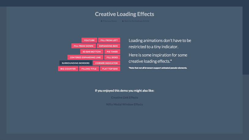 Creative Loading Effects Fribly