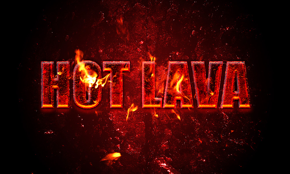 How to Create a Hot Lava Text Effect in Photoshop - Tutorials - Fribly