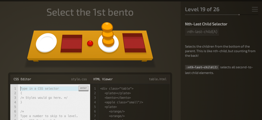 Css Diner A Game To Learn Css Selectors Fribly