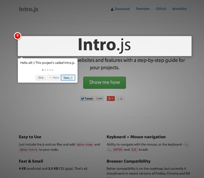 Intro.js Step-by-step Website Tour - Coding - Fribly