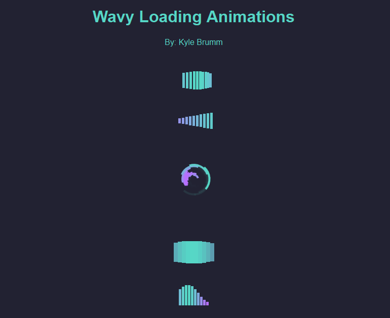 Wavy Loading Animations Fribly
