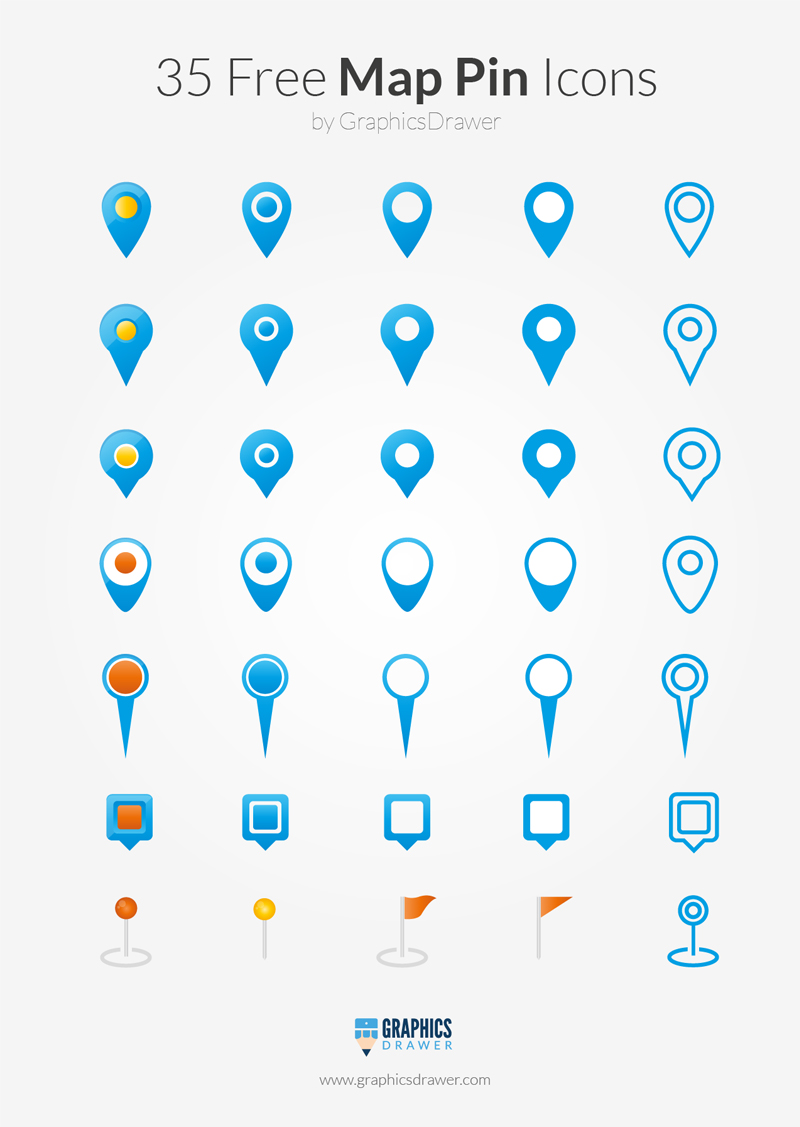 35 Free Map Pin Icons Fribly