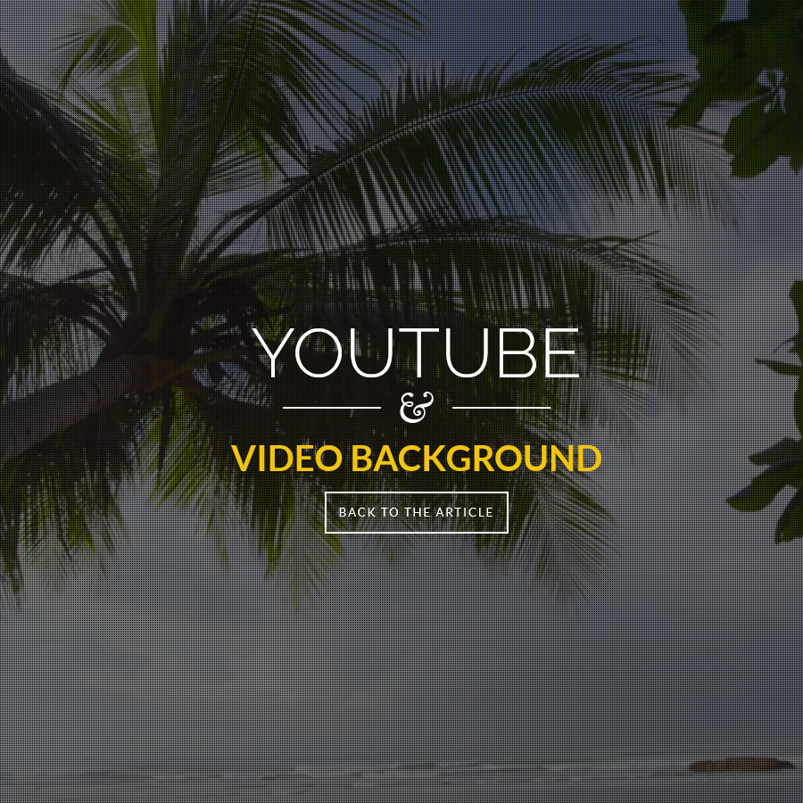 How to Build a YouTube Video Website Background - Coding, Tutorials ...