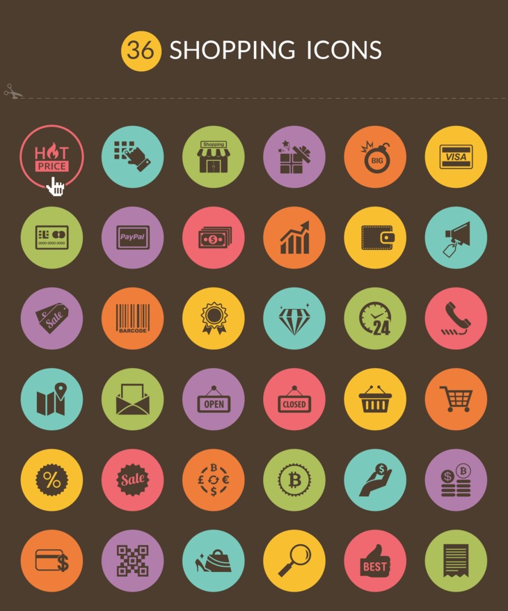 36 Free Shopping icons - Icons - Fribly