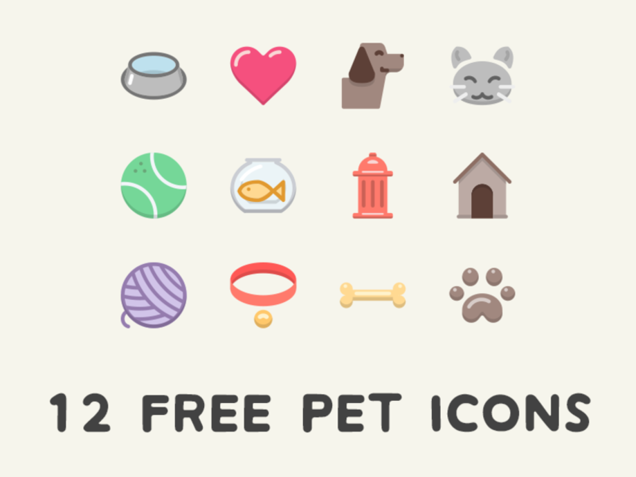 12 Free Pet Icons - Icons - Fribly