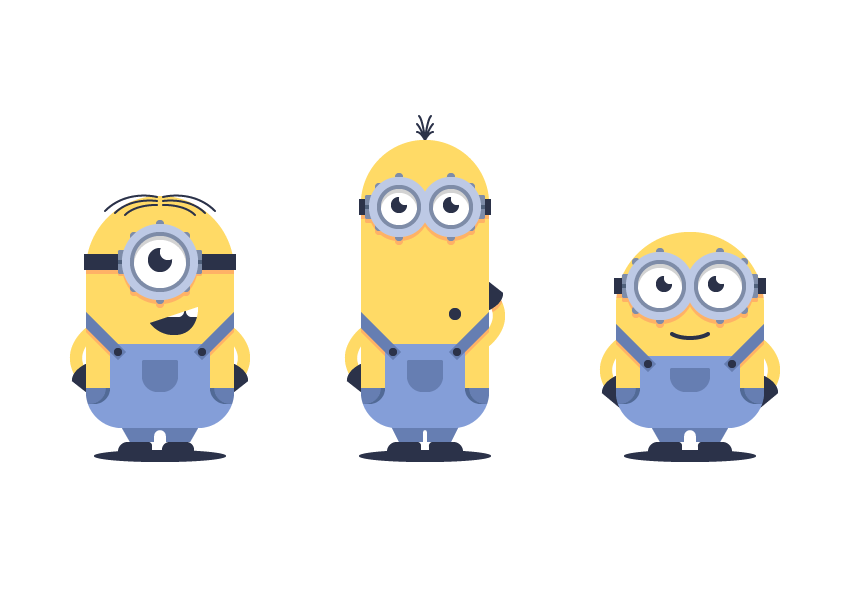 How to Draw the Minions in Adobe Illustrator - Tutorials - Fribly