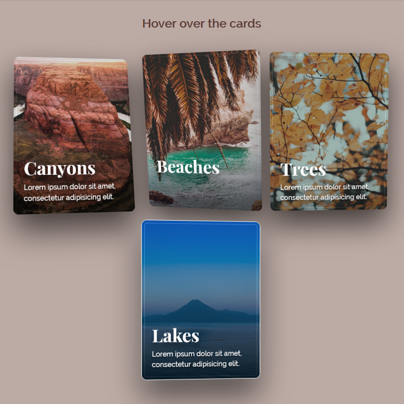 Pure Css 3d Cards Responsive Using Flexbox Coding Fribly