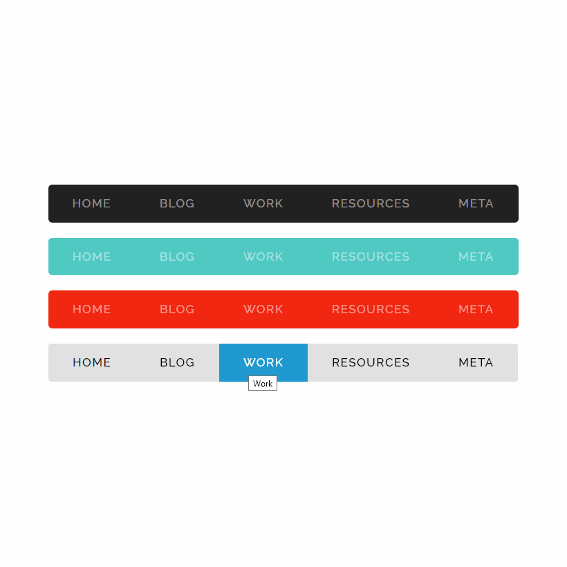 Pure Css Menu Hover Effects Hover Transition Effects Coding Fribly