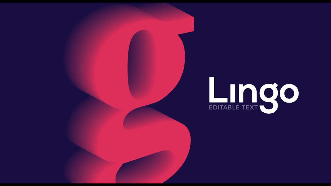 3d Blend Text Effect In Illustrator Tutorials Fribly
