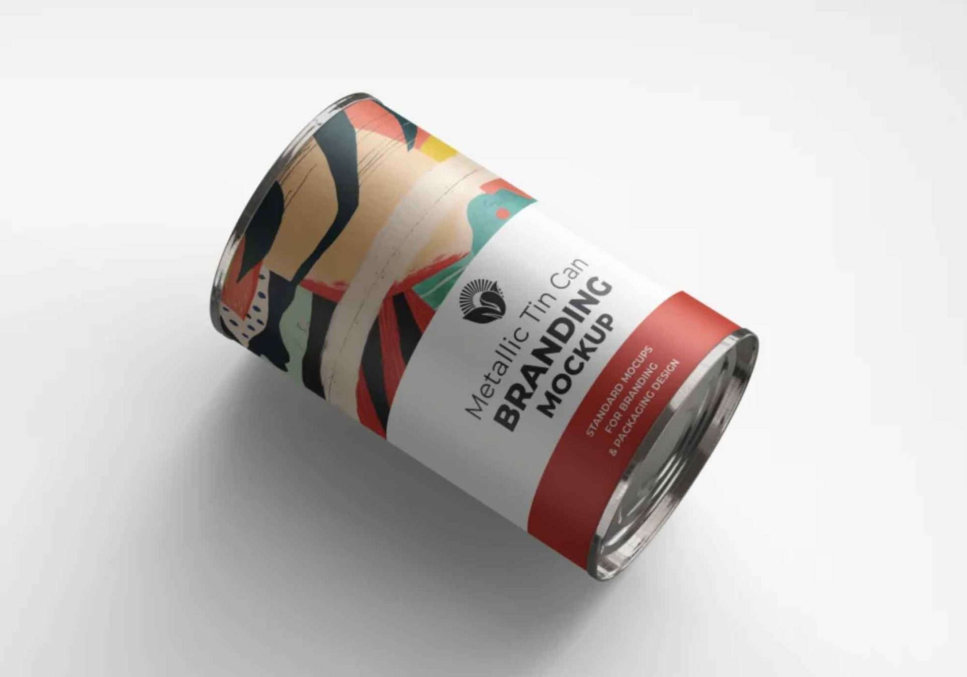 Food Can Container Mockup - Freebies - Fribly