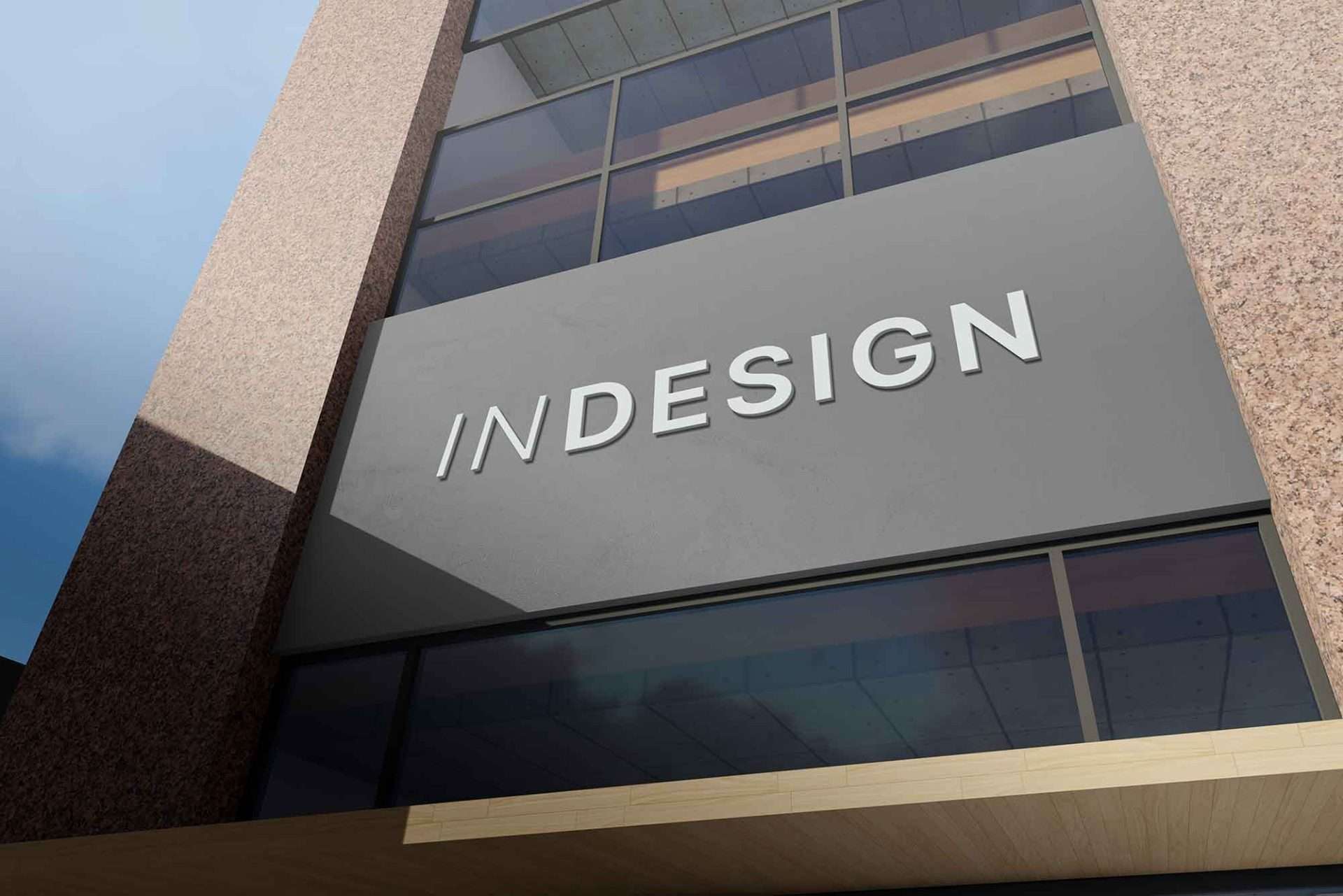 Office Building Logo Mockup - Freebies - Fribly